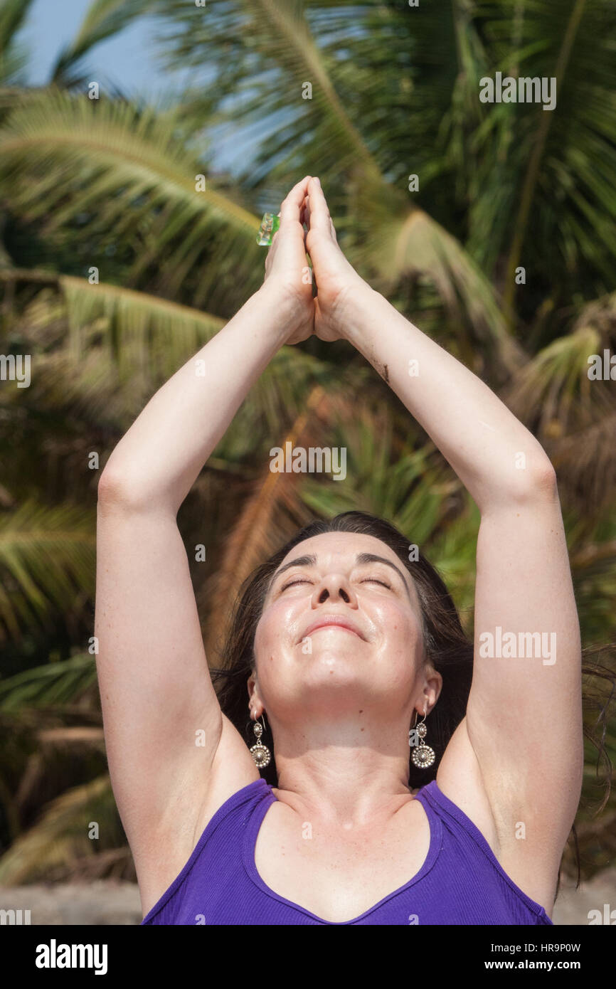 Woman poses in waves hi-res stock photography and images - Alamy