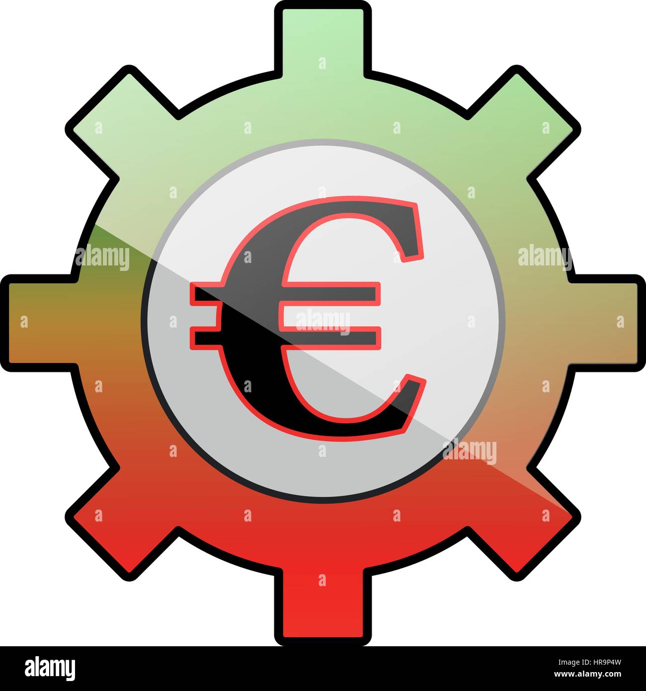 Euro invoice icon hi-res stock photography and images - Alamy