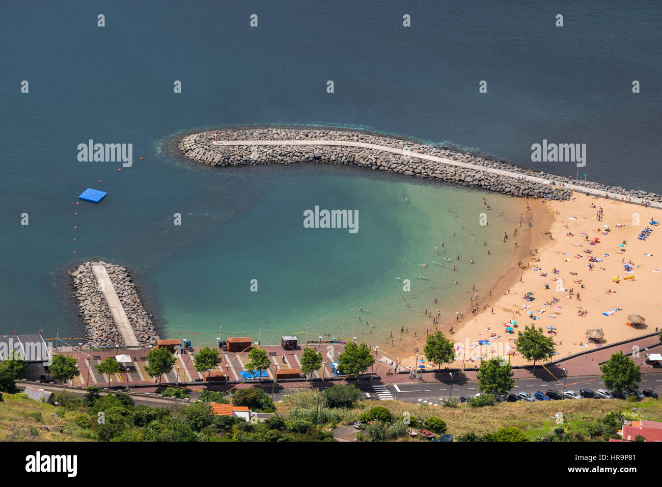 Beach Machico, Madeira, Portugal, Europe Stock Photo - Alamy