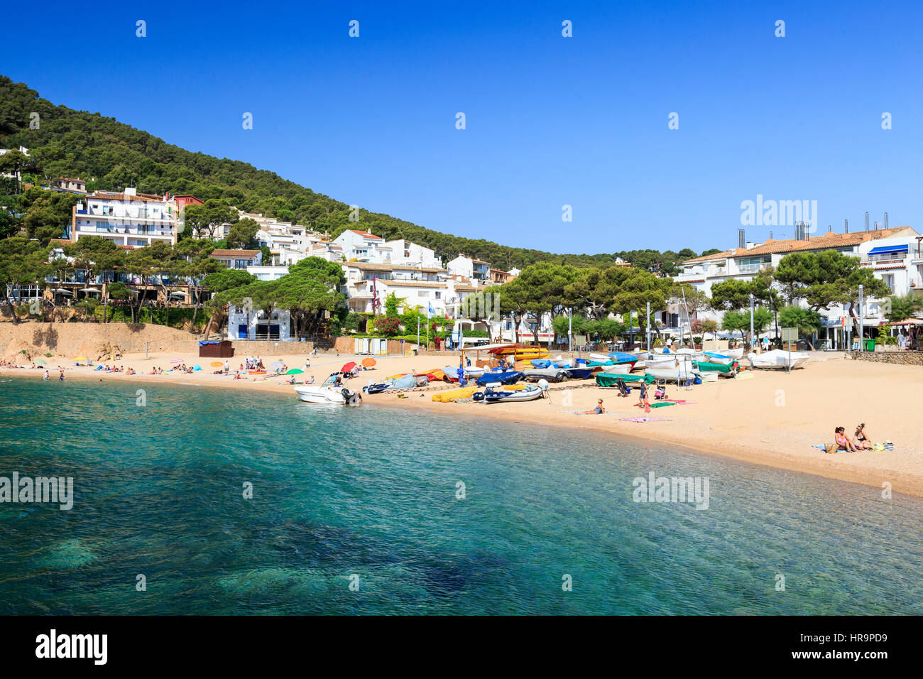Tamariu Beach, Costa Brava, Spain Stock Photo - Alamy