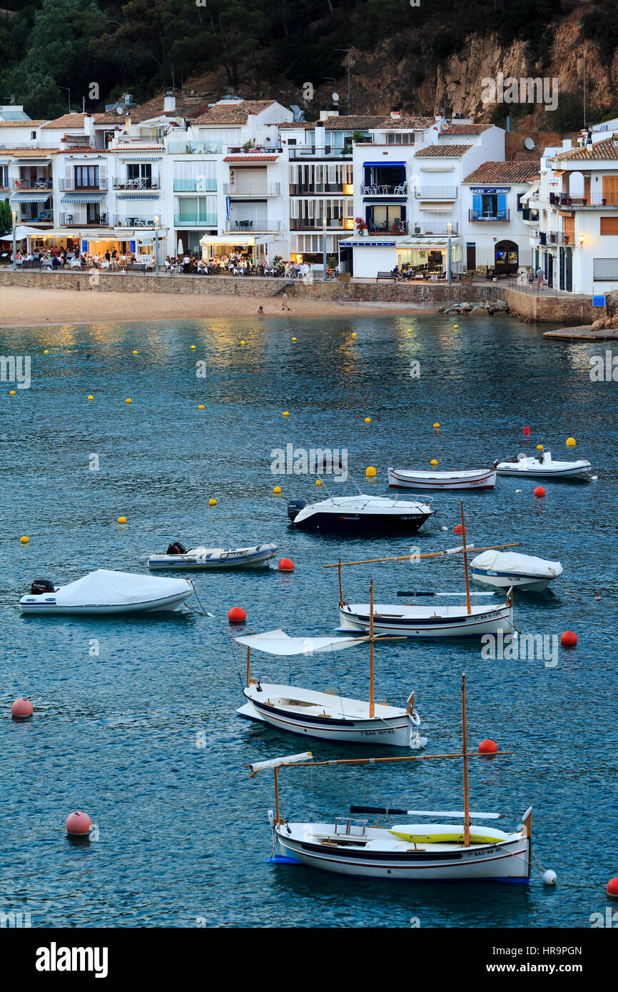 Tamariu at sunset ,Costa Brava, Spain Stock Photo - Alamy