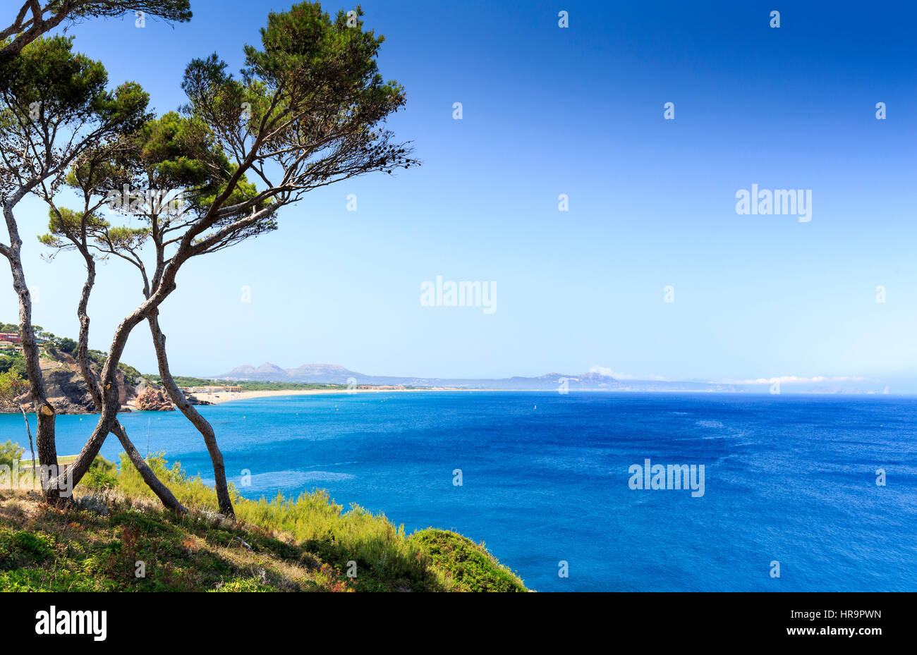 Pals Beach, Costa Brava, Spain Stock Photo - Alamy