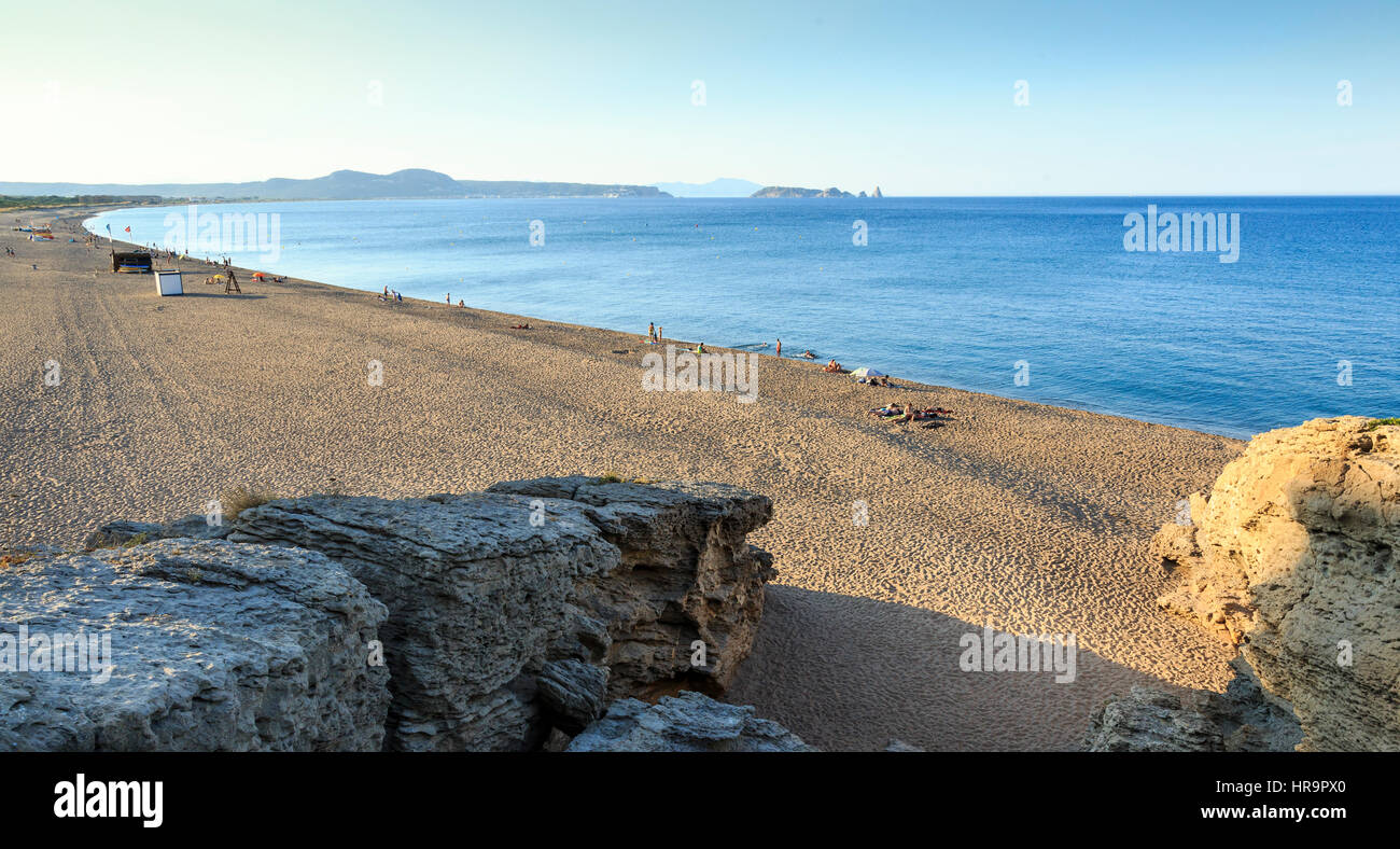 Pals Beach, Costa Brava, Spain Stock Photo - Alamy