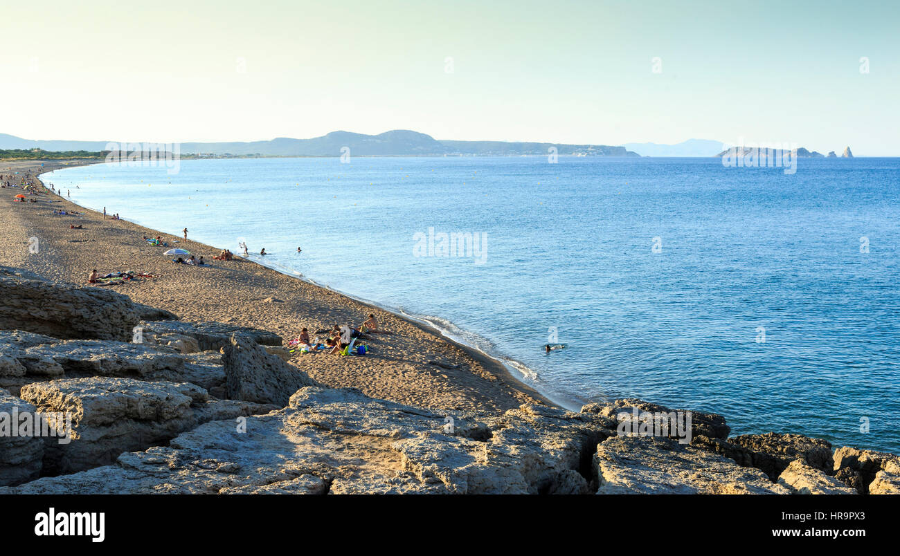 Pals Beach, Costa Brava, Spain Stock Photo - Alamy