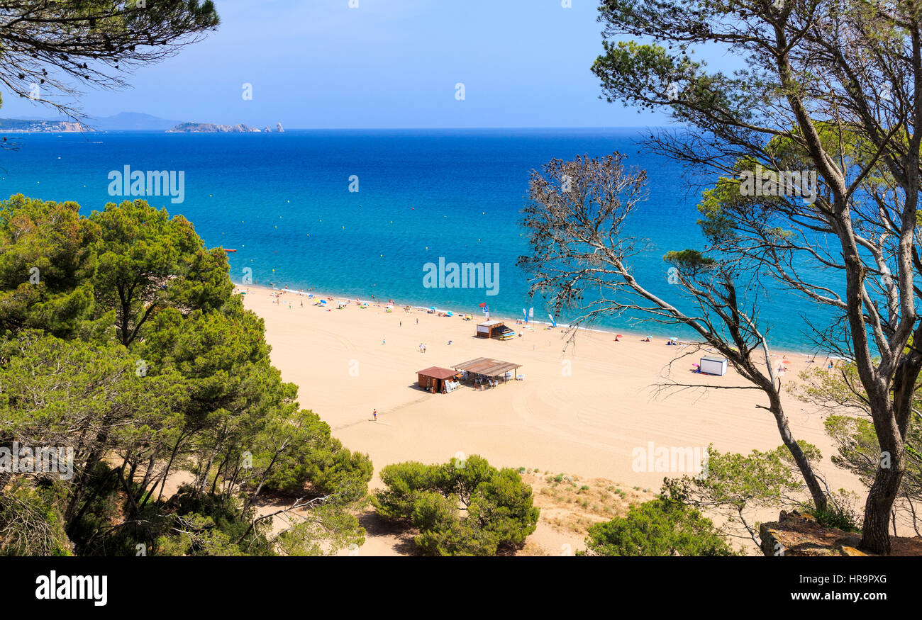 Pals Beach, Costa Brava, Spain Stock Photo - Alamy