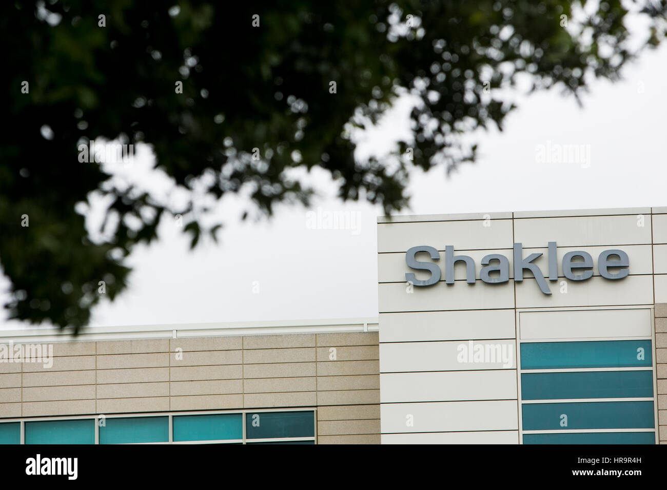 A logo sign outside of the headquarters of the Shaklee Corporation in ...