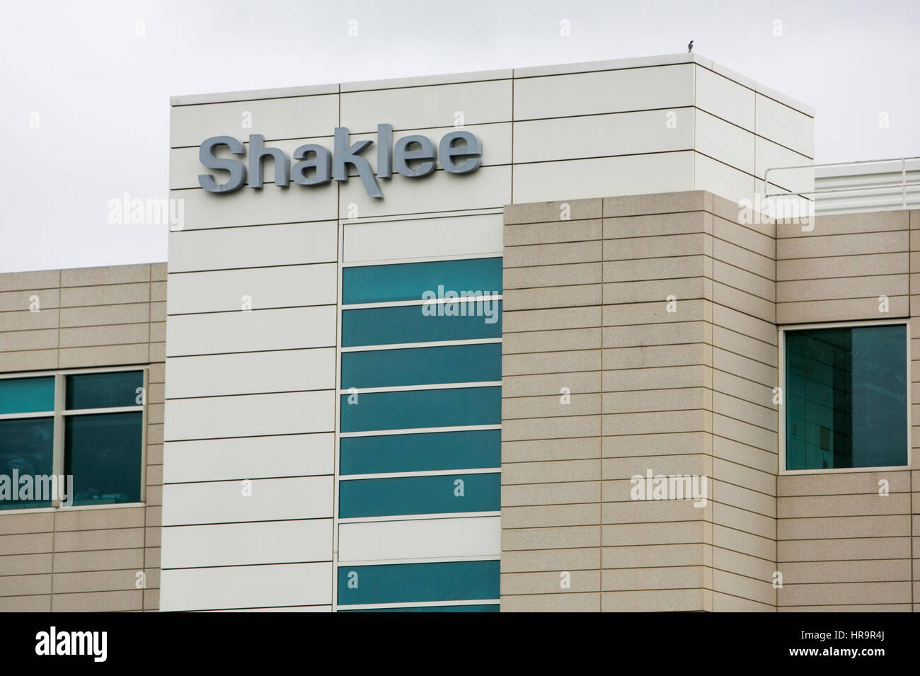 A logo sign outside of the headquarters of the Shaklee Corporation in ...