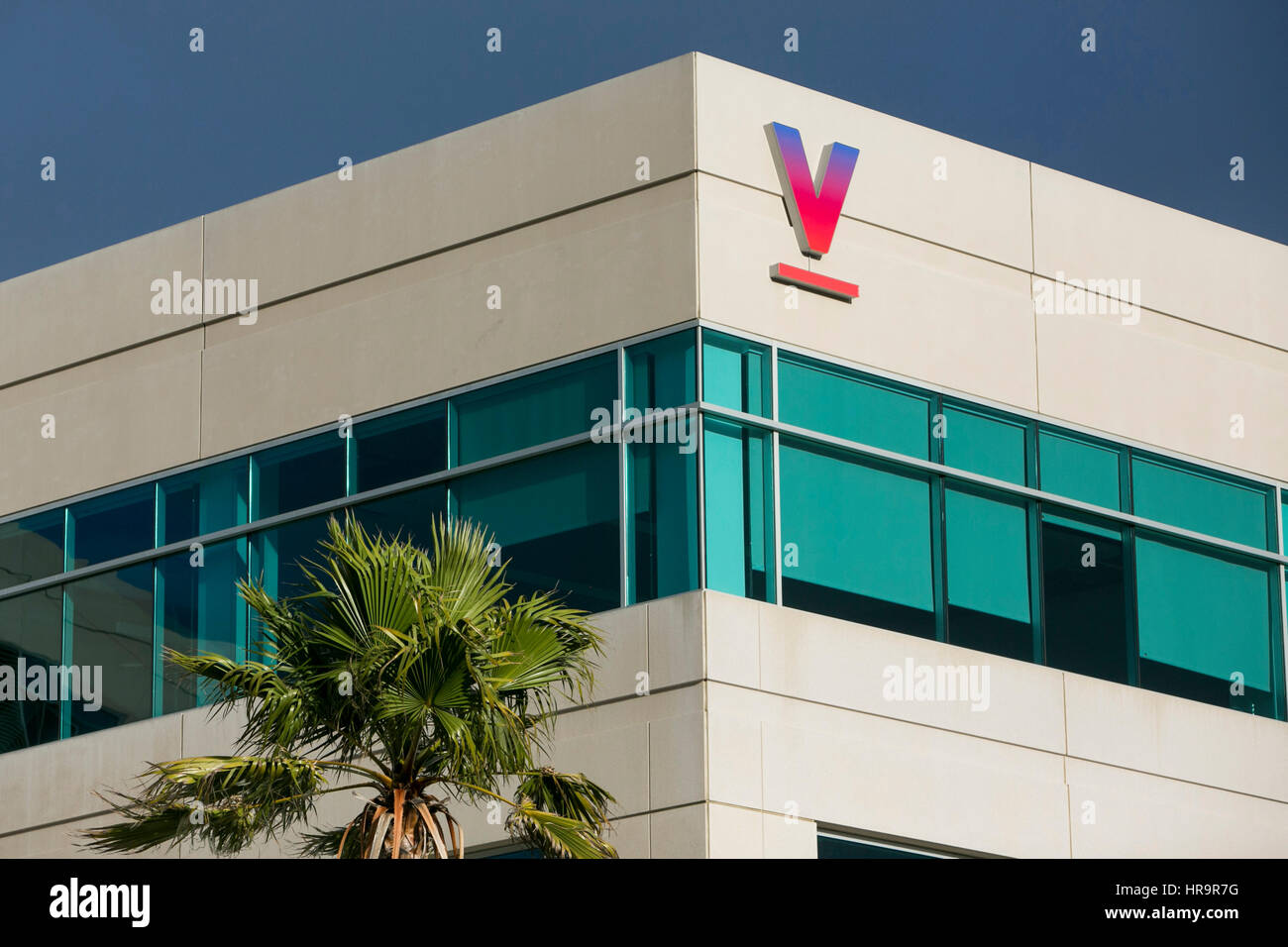 A logo sign outside of the headquarters of Verily Life Sciences in ...