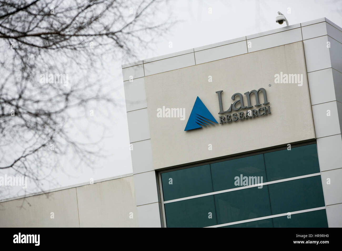 A logo sign outside of a facility occupied by the Lam Research ...