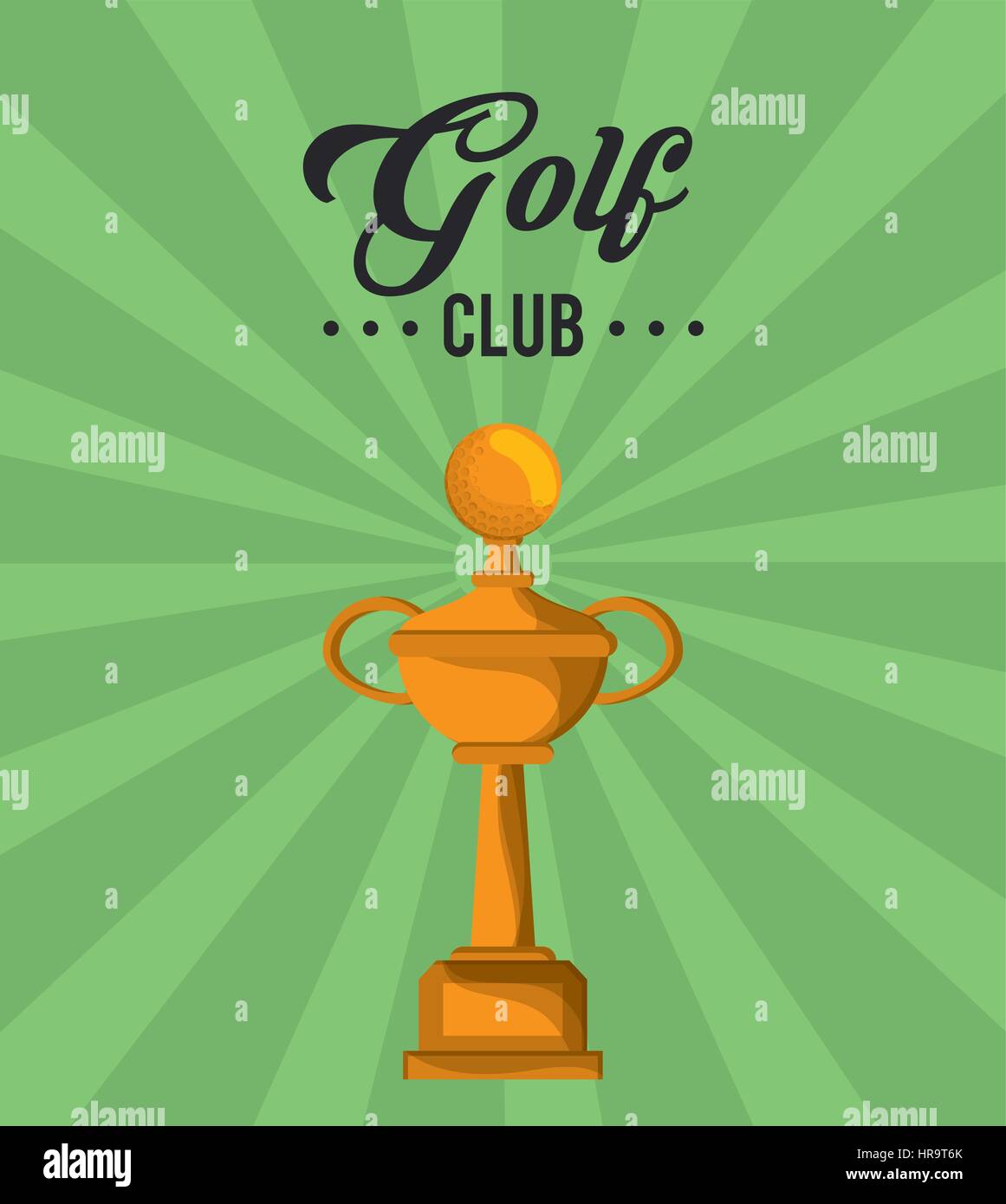 golf club gold trophy winner Stock Vector Image & Art - Alamy