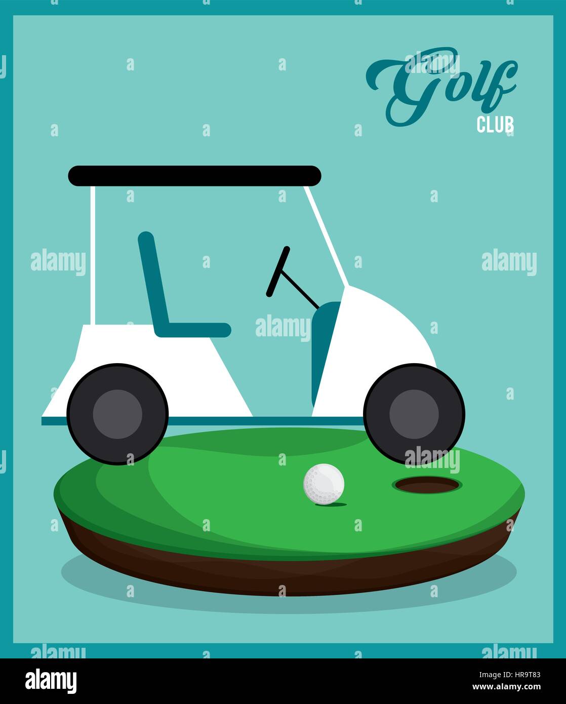 Car at field Stock Vector Images - Alamy