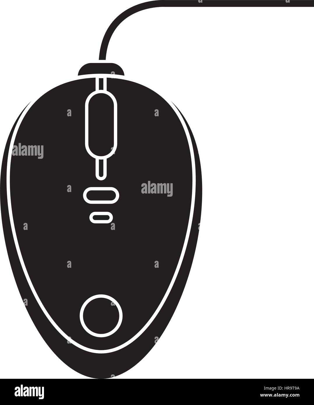 mouse technology game video pictogram Stock Vector Image & Art - Alamy