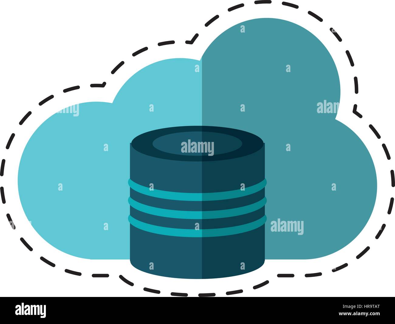 Cloud based web Stock Vector Images - Alamy