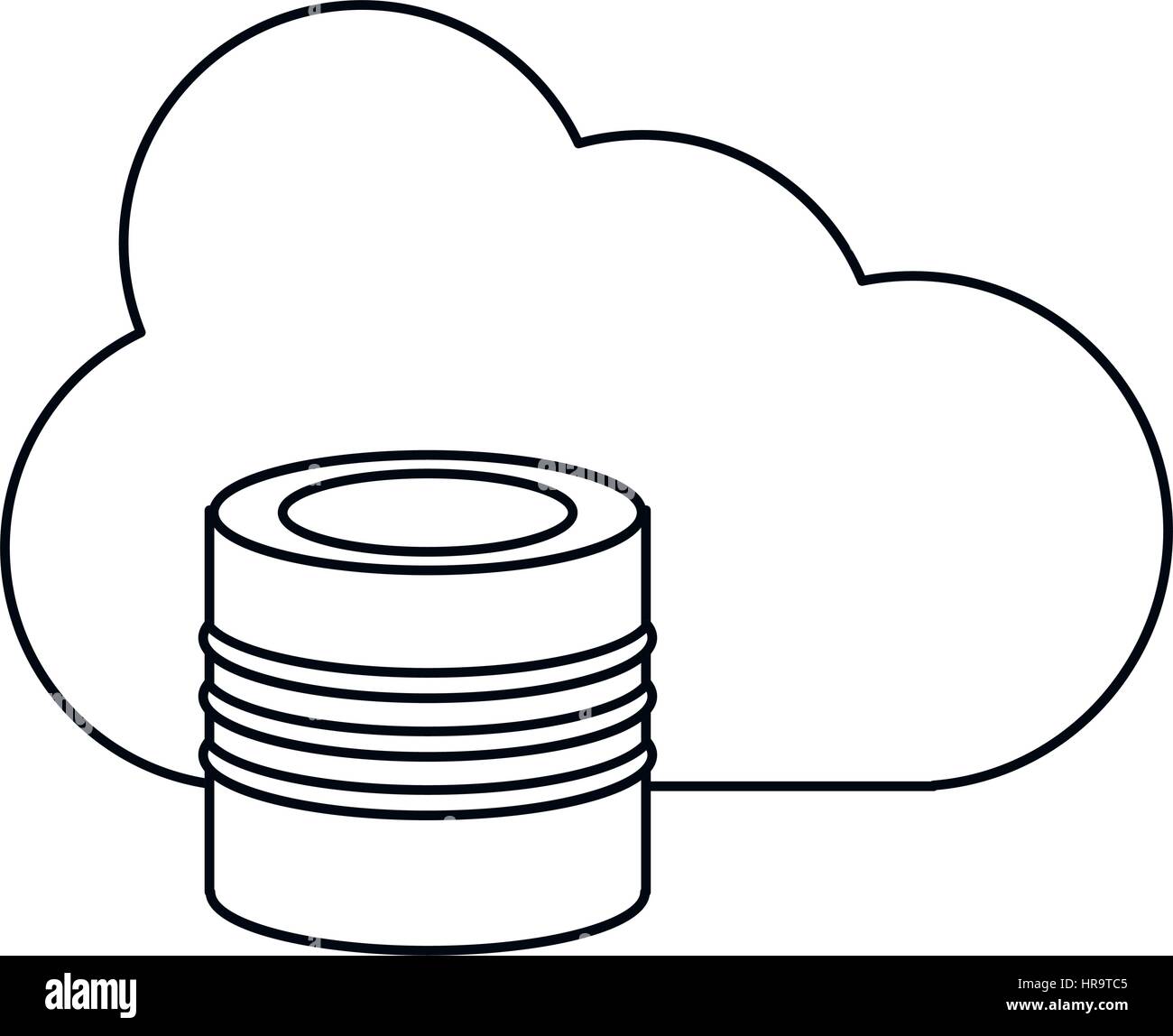 Data restore information database Stock Vector Images - Alamy