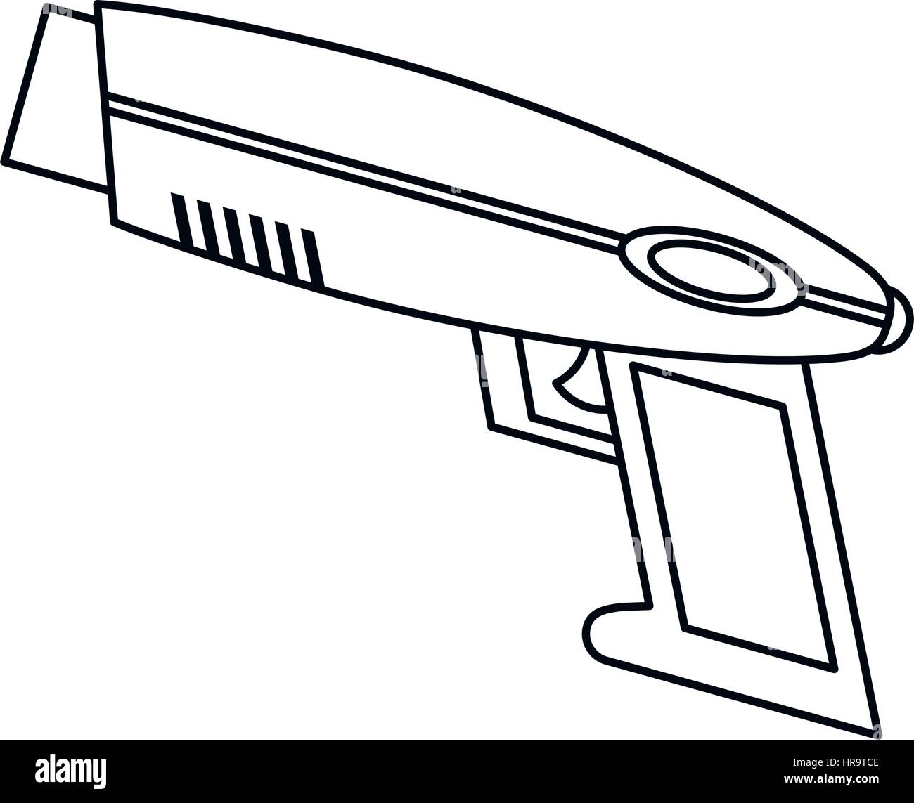 weapon virtual reality game thin line Stock Vector Image & Art - Alamy
