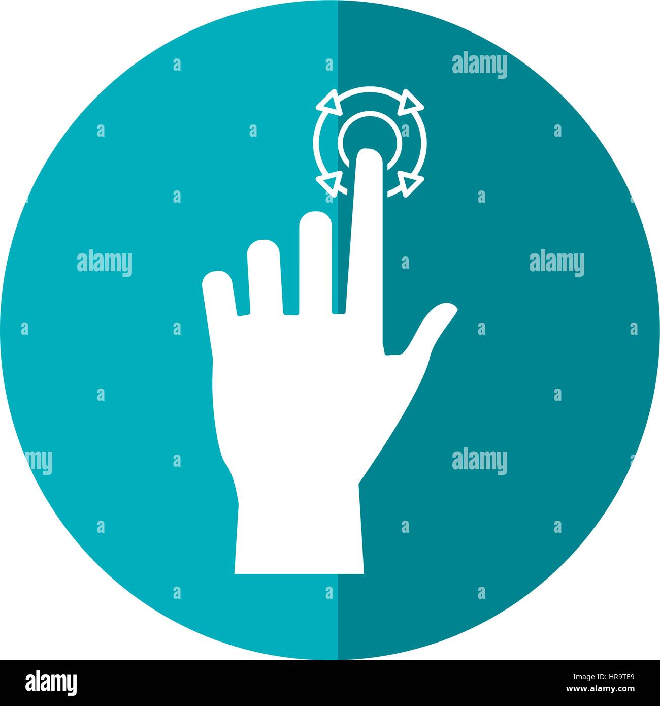 hand touch game vr shadow Stock Vector Image & Art - Alamy