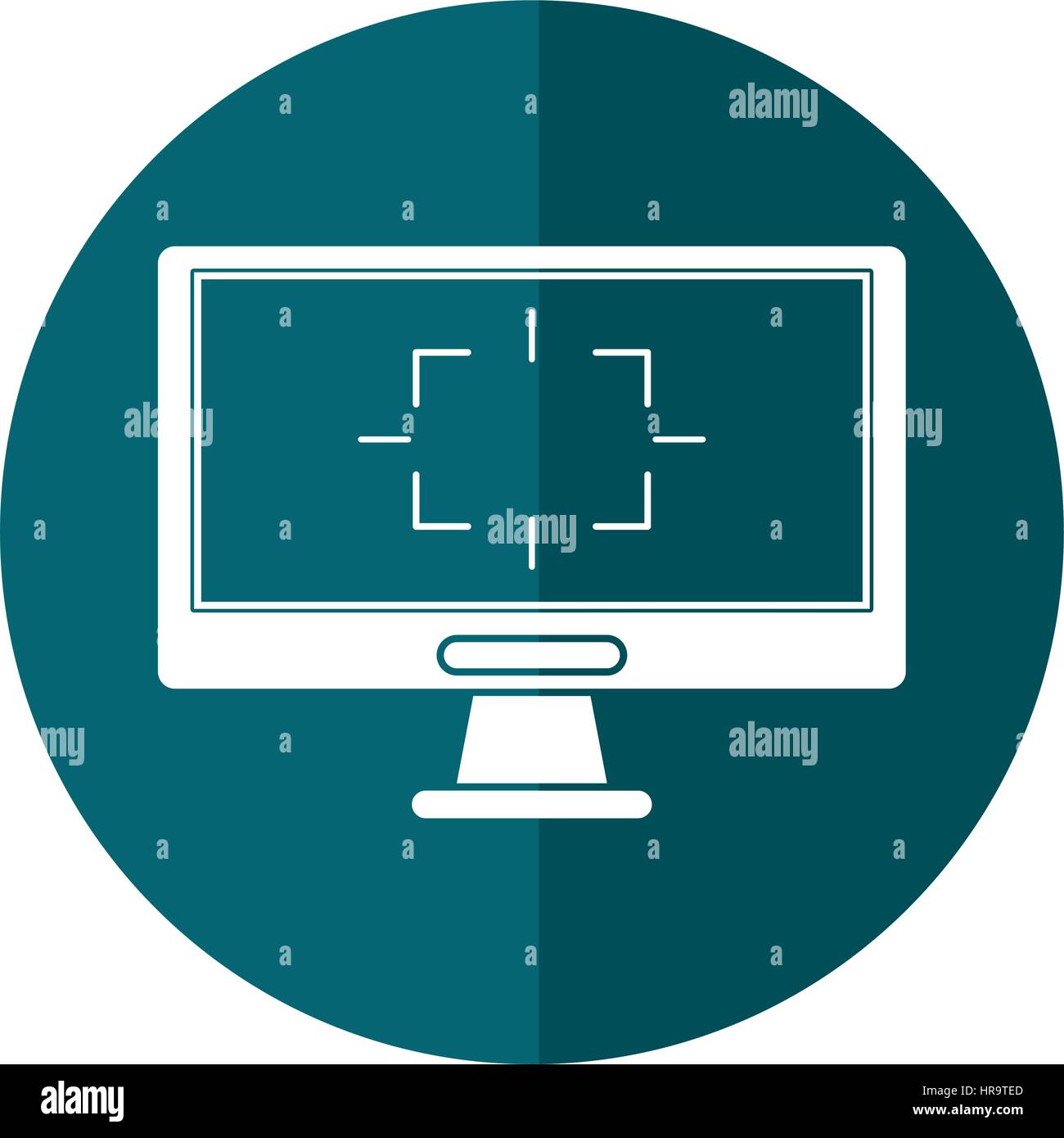 screen computer tag game shadow Stock Vector Image & Art - Alamy