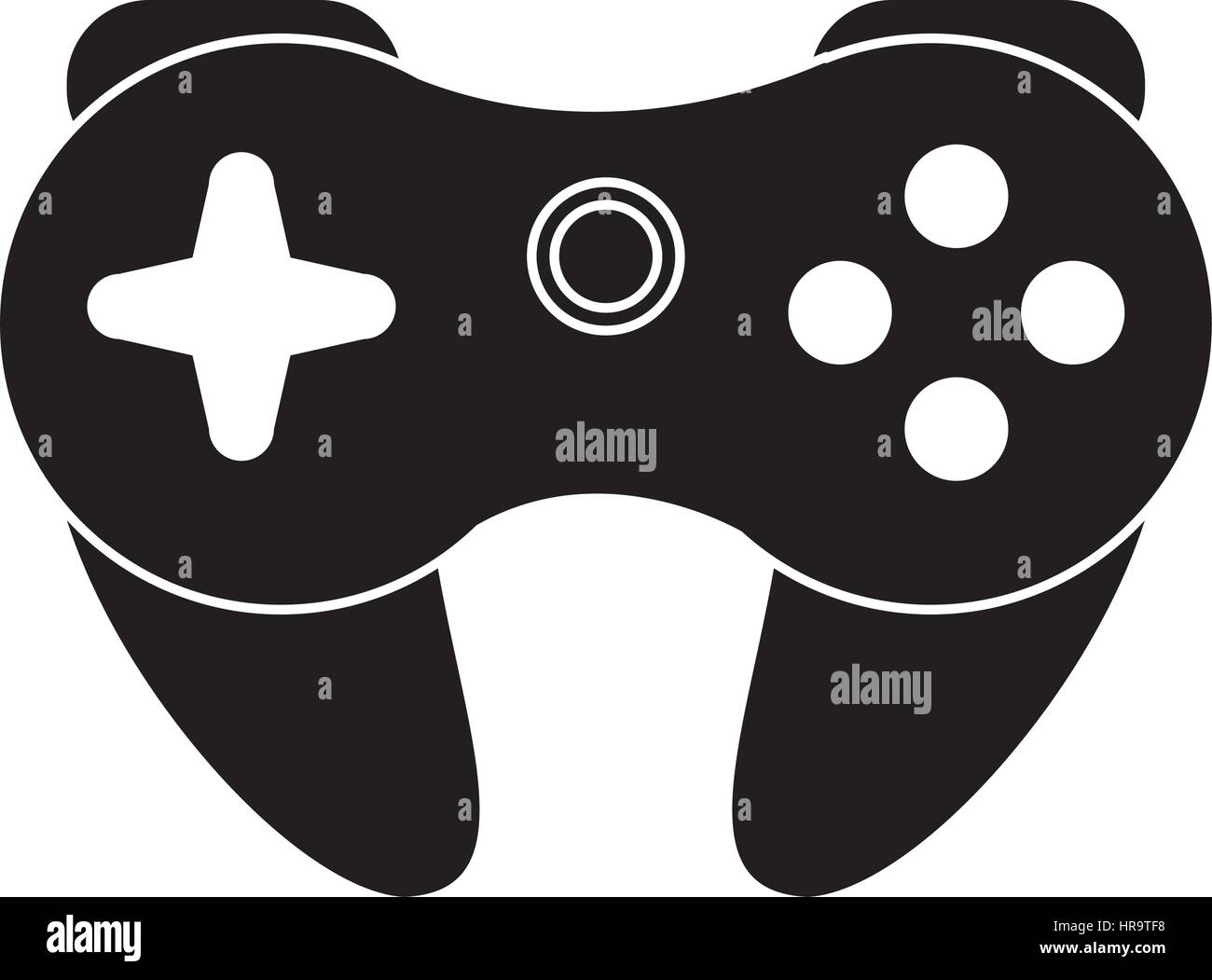gamepad control console pictogram Stock Vector Image & Art - Alamy