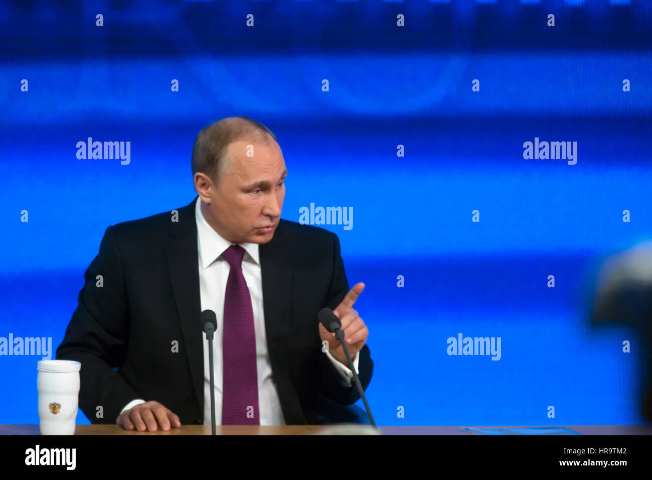 Vladimir putin portrait 2014 hi-res stock photography and images - Alamy