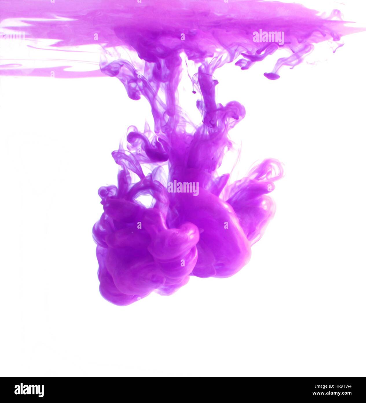 Inks in water, color abstraction Stock Photo - Alamy