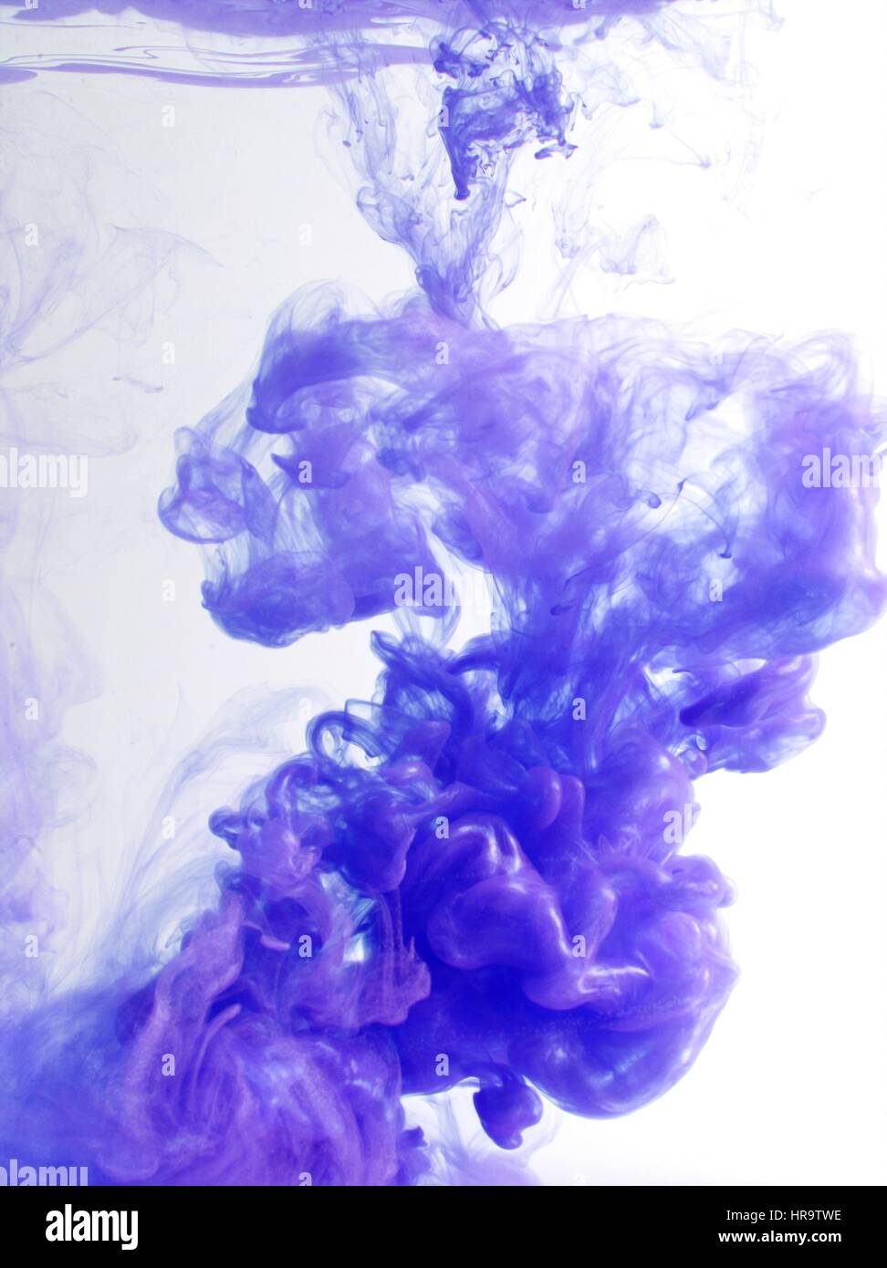 Inks in water, color abstraction Stock Photo - Alamy