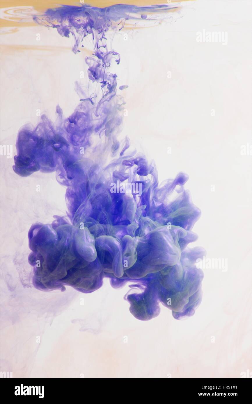 Inks in water, color abstraction Stock Photo - Alamy