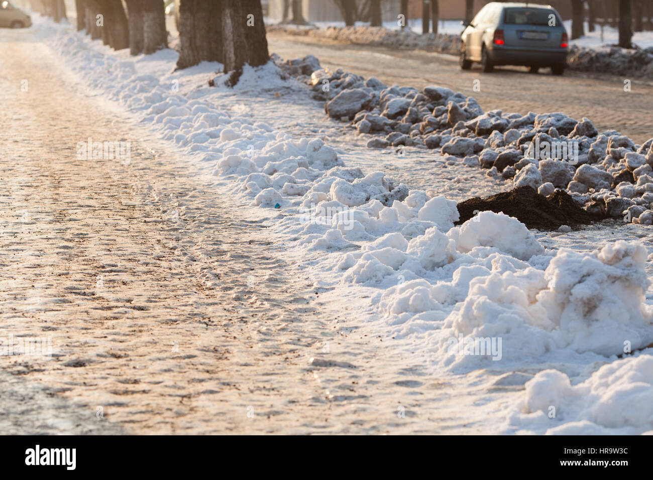 Snow is on the ground Stock Photo - Alamy