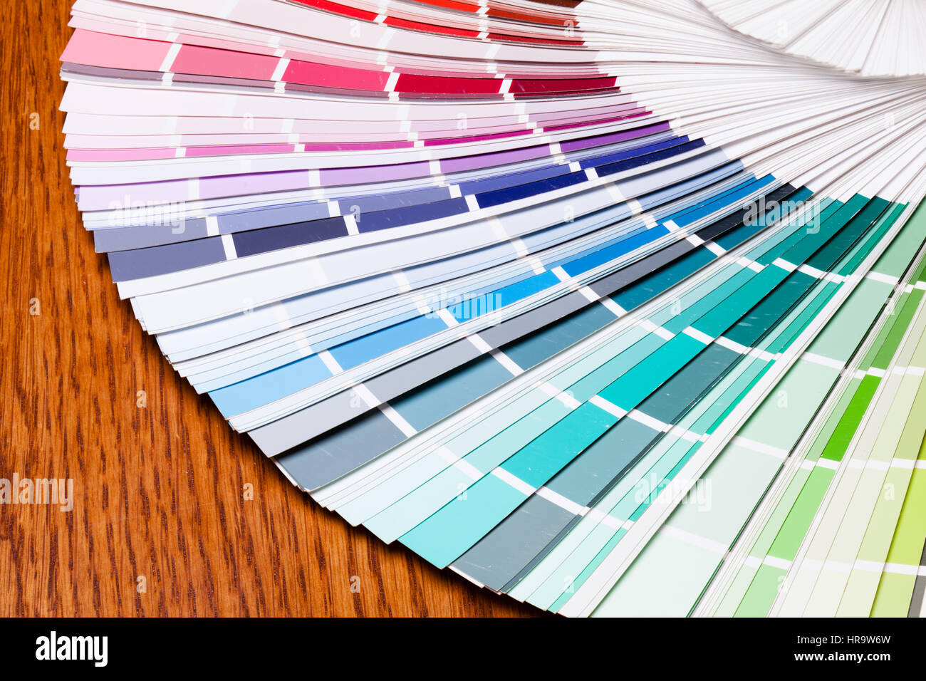 Color samples palette Stock Photo - Alamy