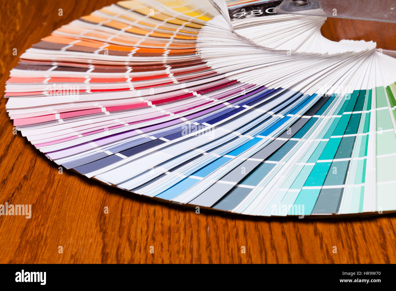 Color samples palette Stock Photo - Alamy