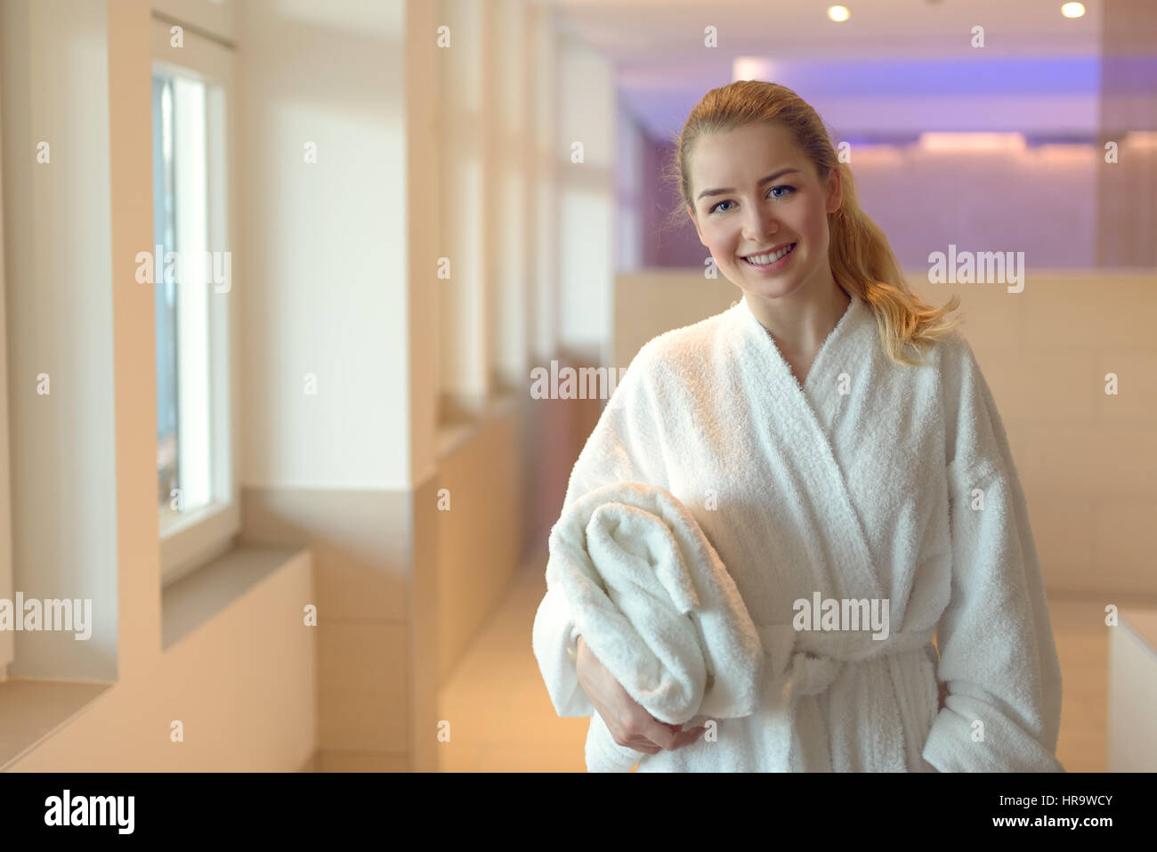Bath bathrobe hi-res stock photography and images - Alamy