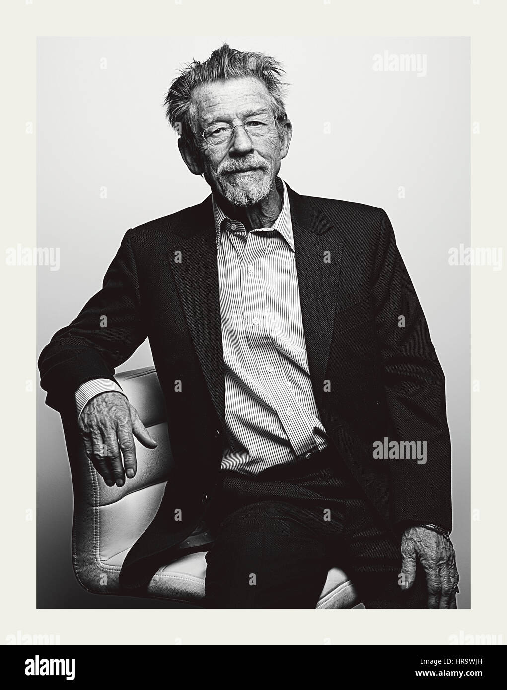 John Hurt studio portrait taken in 2012 at the British Independent Film ...