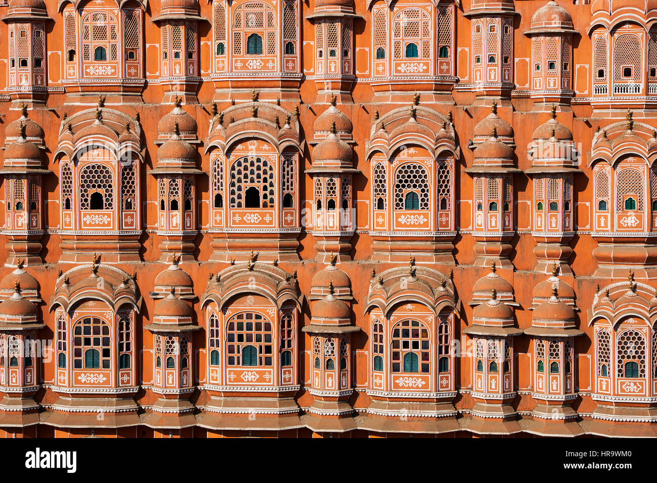 India, rajasthan, Jaipur the Pink City, the Wind Palace (Hawa Mahal ...