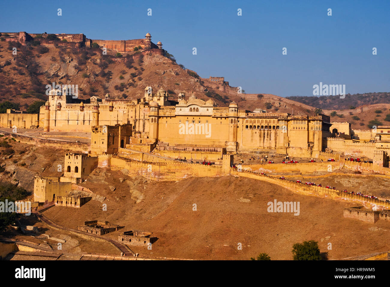 India, Rajasthan, Jaipur the pink city, Amber fort Stock Photo - Alamy