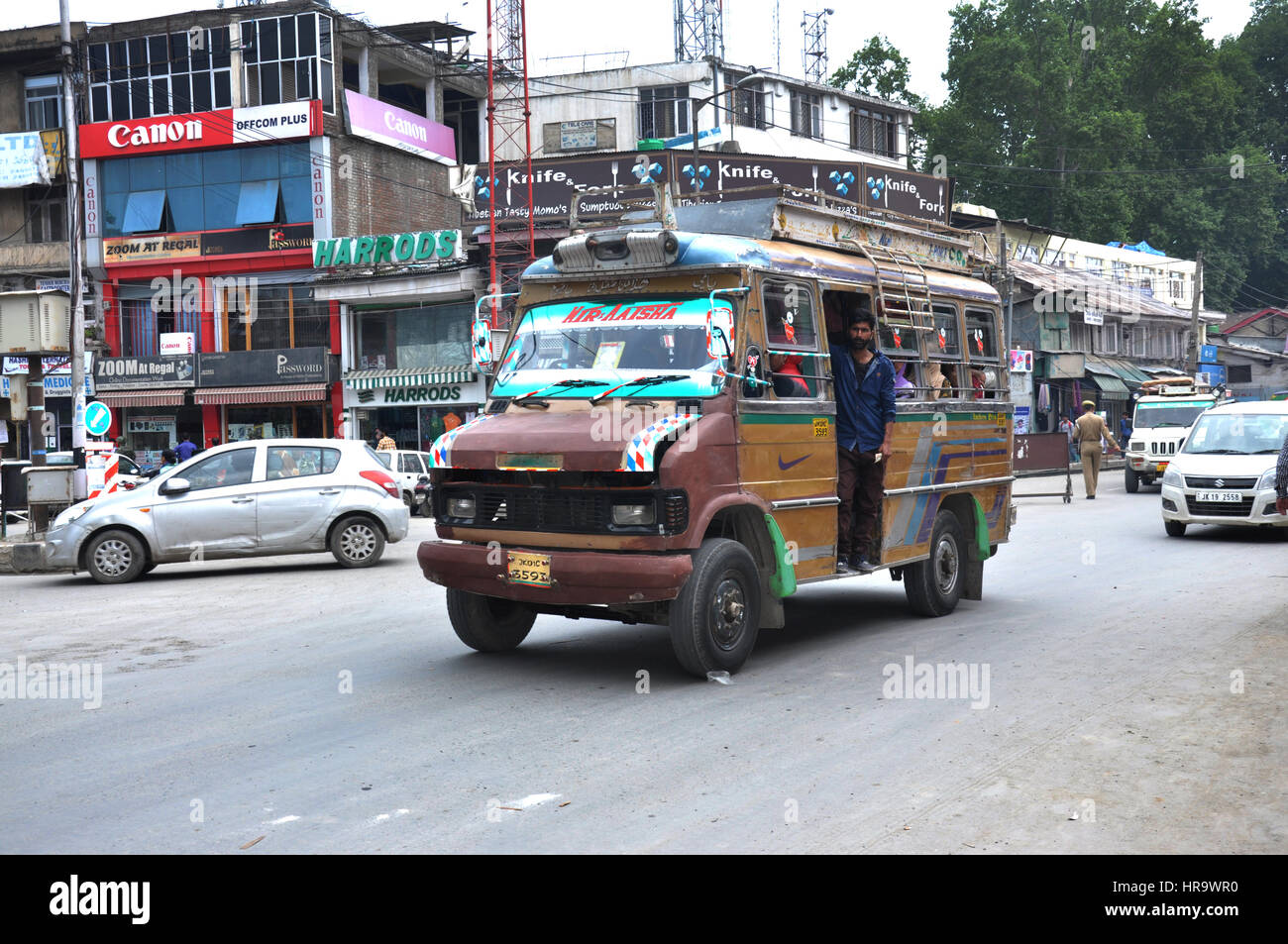 Kashmir Srinagar City Local Bus, (Photo Copyright © by Saji Maramon ...