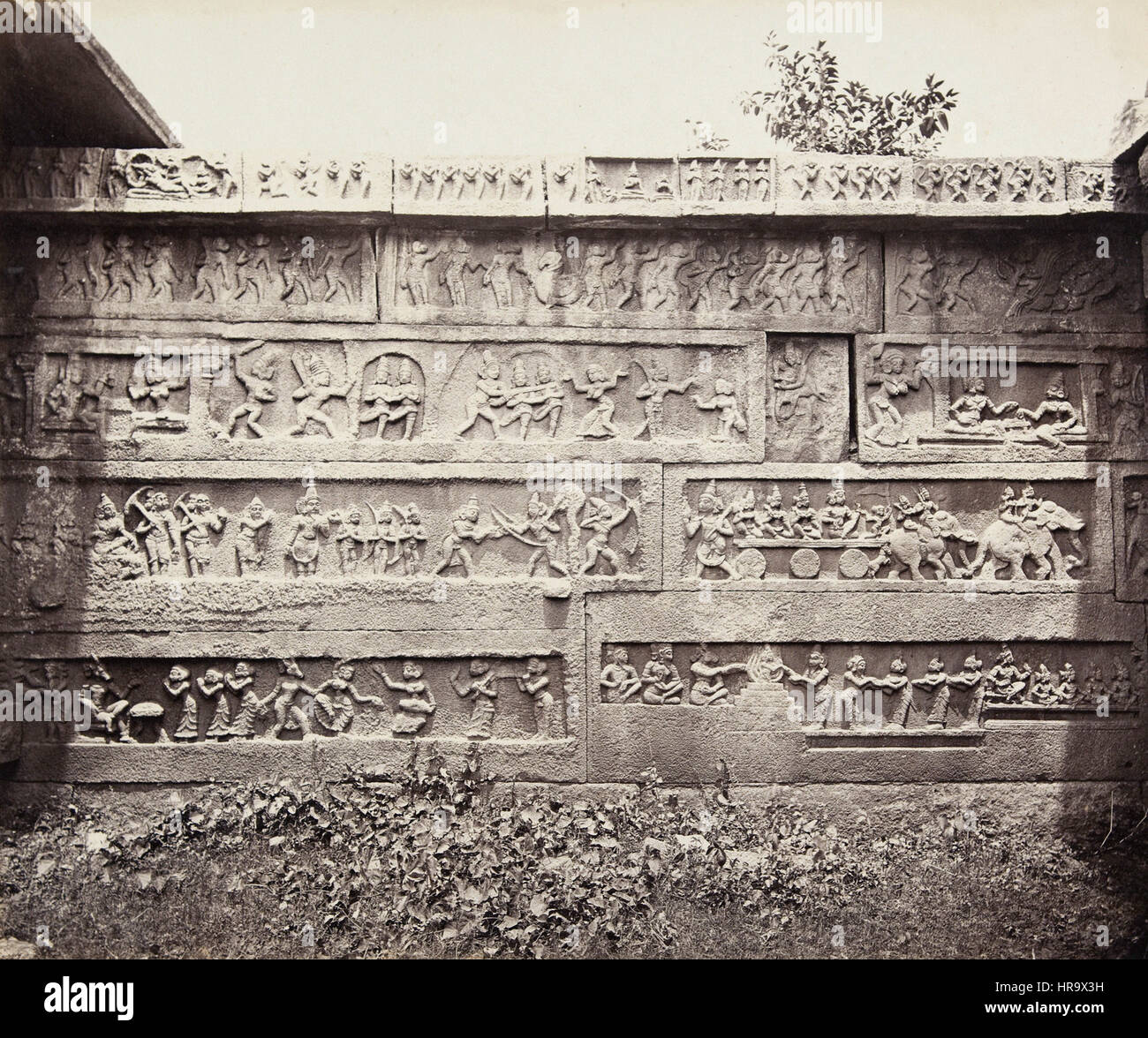 Basso Relievo on the Outside of Wall Stock Photo - Alamy