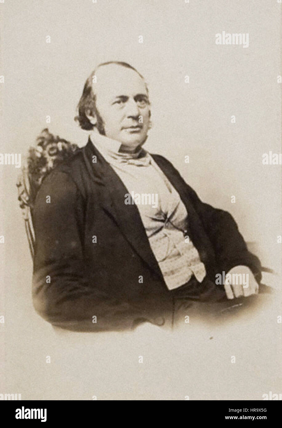 Louis Agassiz, 1807-1973, Swiss-born American naturalist Stock Photo ...