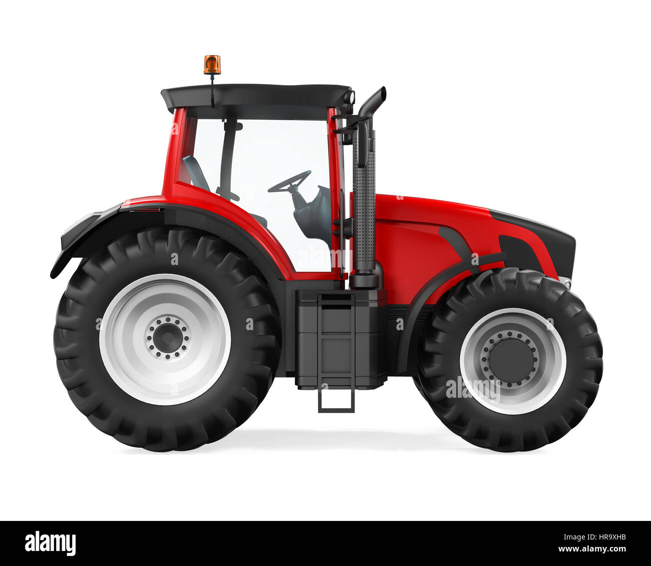 Agriculture Tractor Isolated Stock Photo - Alamy