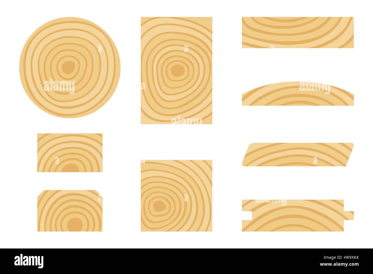 Timber board cross section Stock Vector Images - Alamy