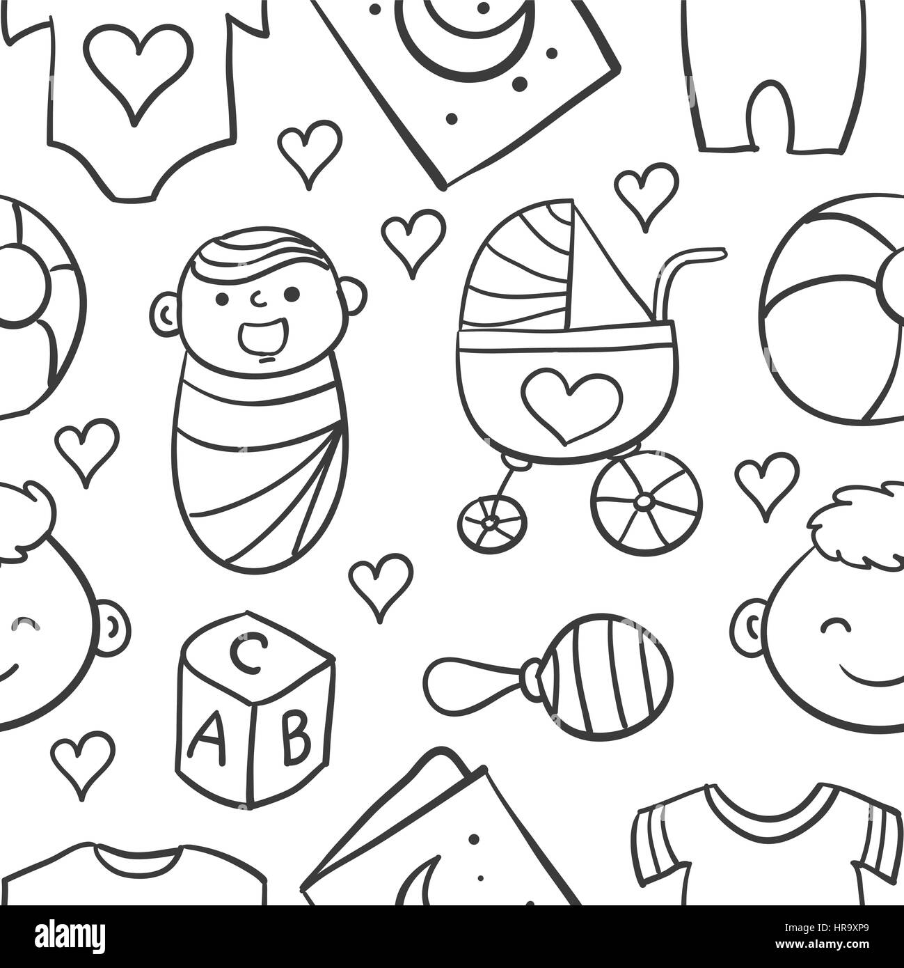 Baby Doodles High Resolution Stock Photography and Images - Alamy