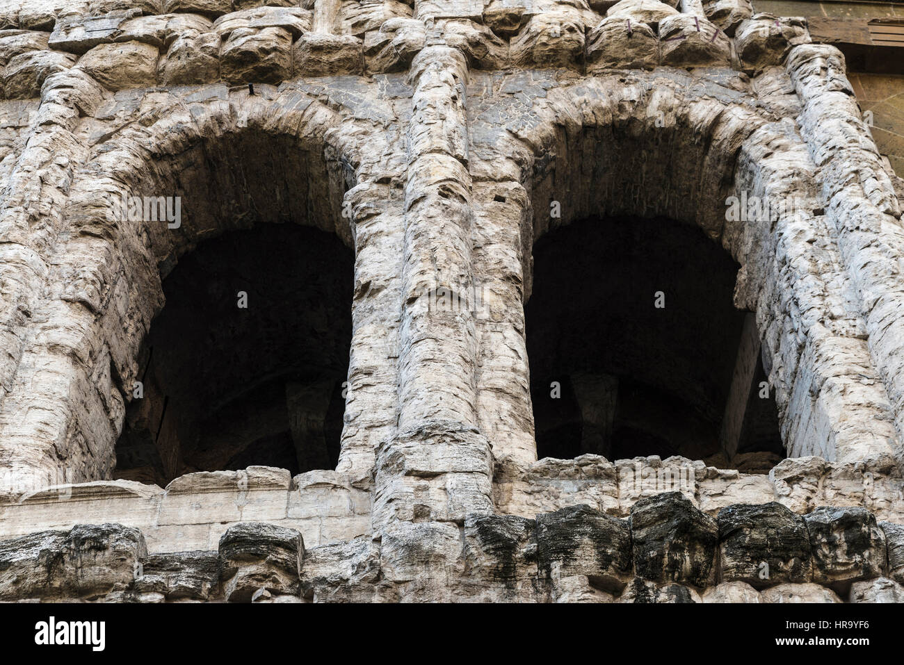 Marcello Theater, it was the first theater of stone in Rome, Italy ...