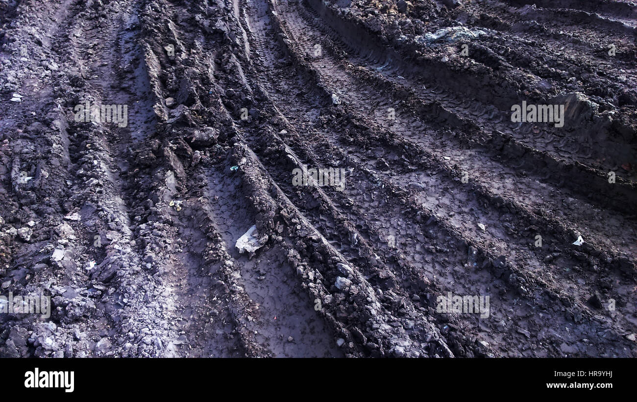 Tracks on the soil hi-res stock photography and images - Alamy