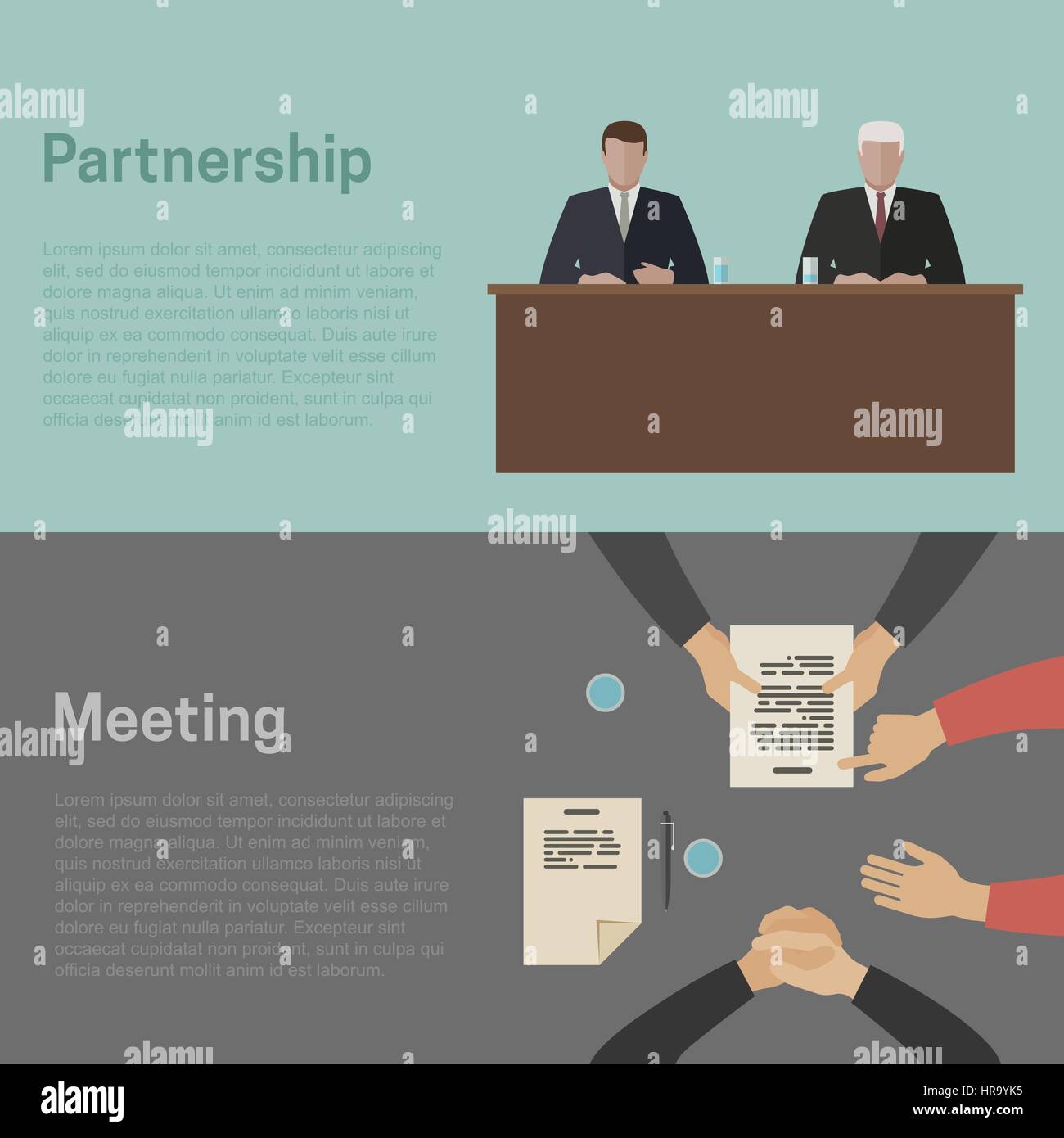 Team meeting brainstorming planning Stock Vector Images - Alamy