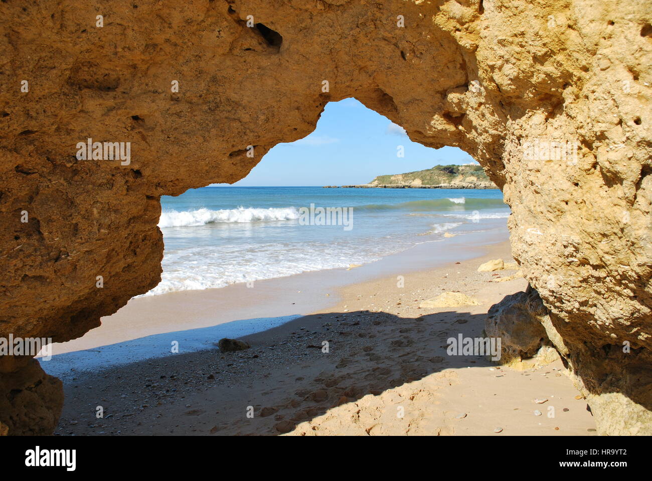 Albufeira Beach, Portugal Stock Photo - Alamy
