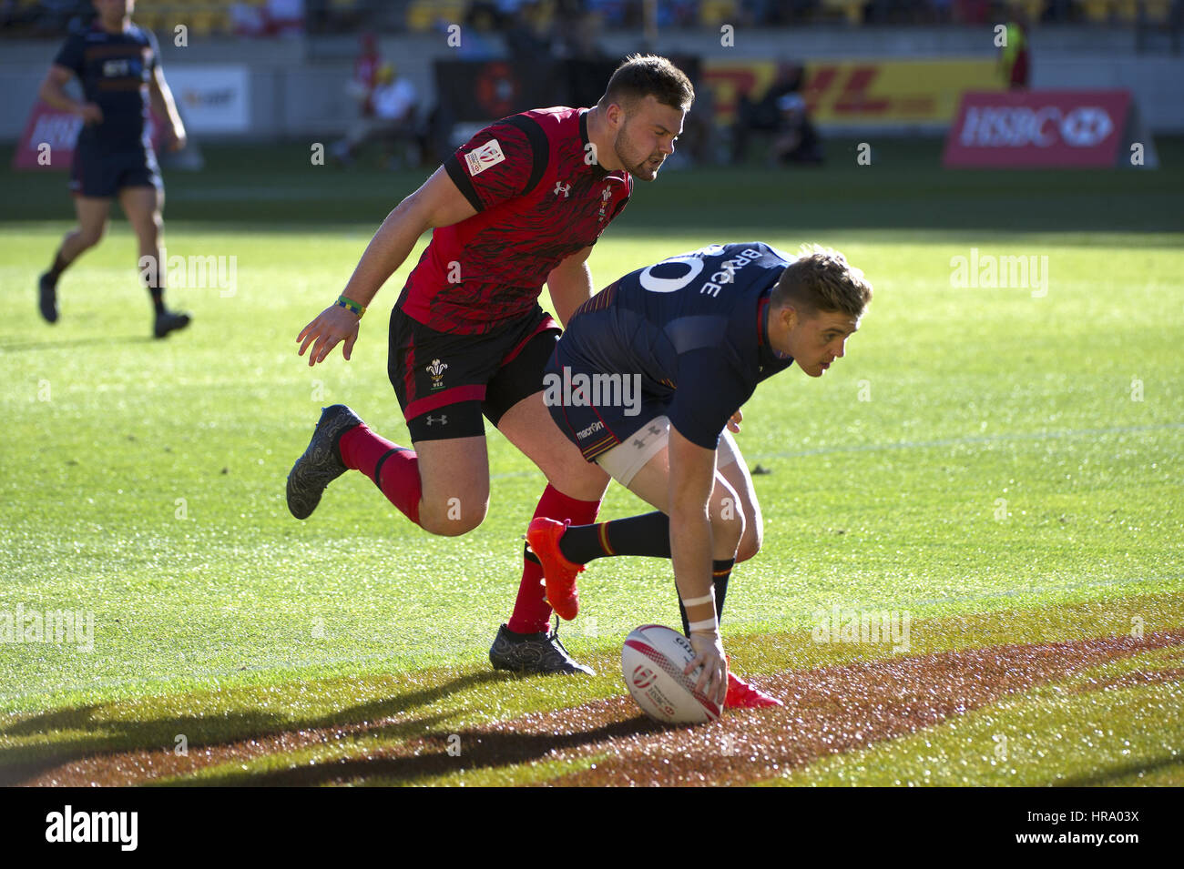 World Rugby HSBC Sevens Series Wellington - Scotland vs. Wales at ...