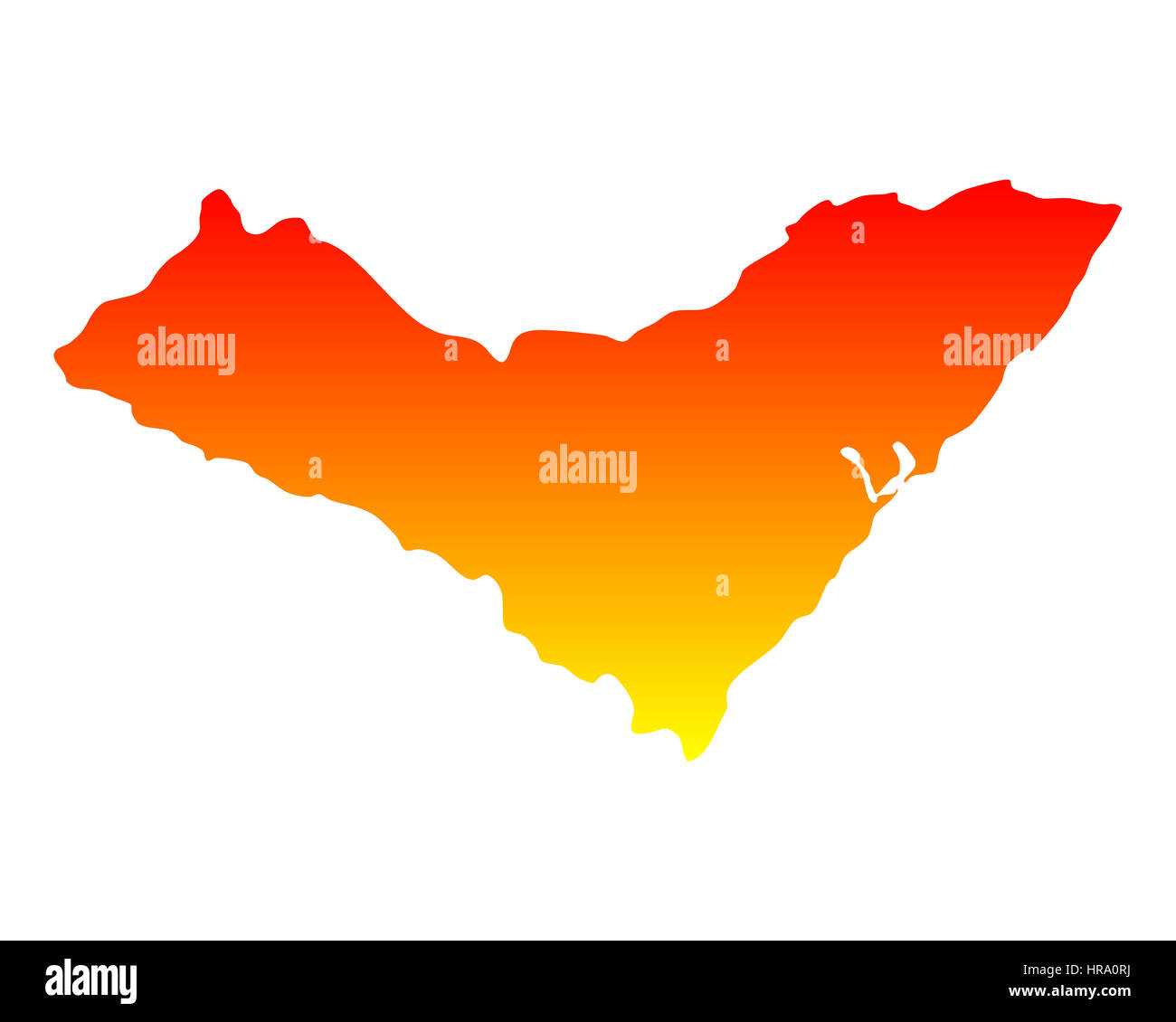 Map of Alagoas Stock Photo - Alamy
