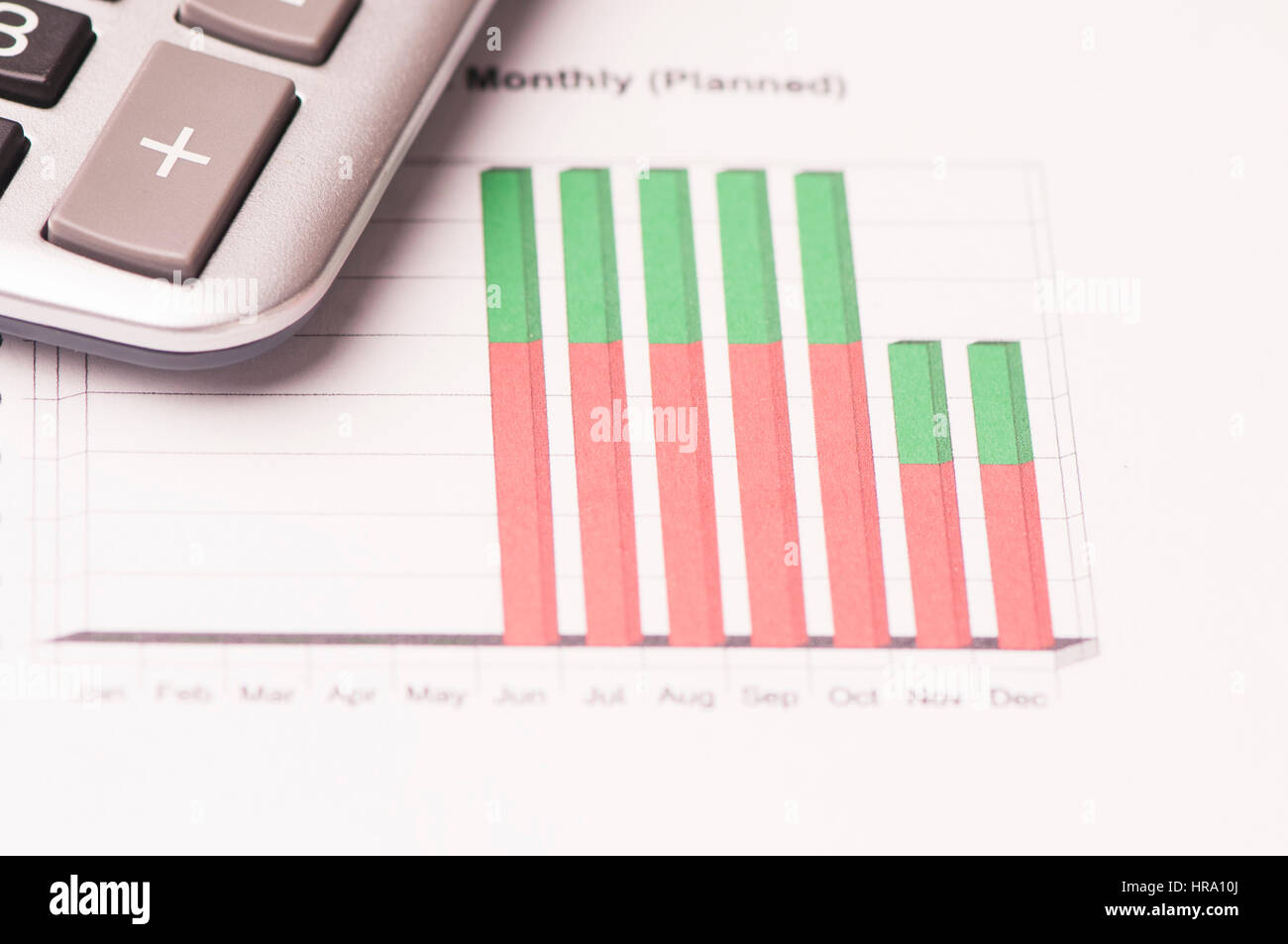Financial paper charts and graphs on the table Stock Photo - Alamy