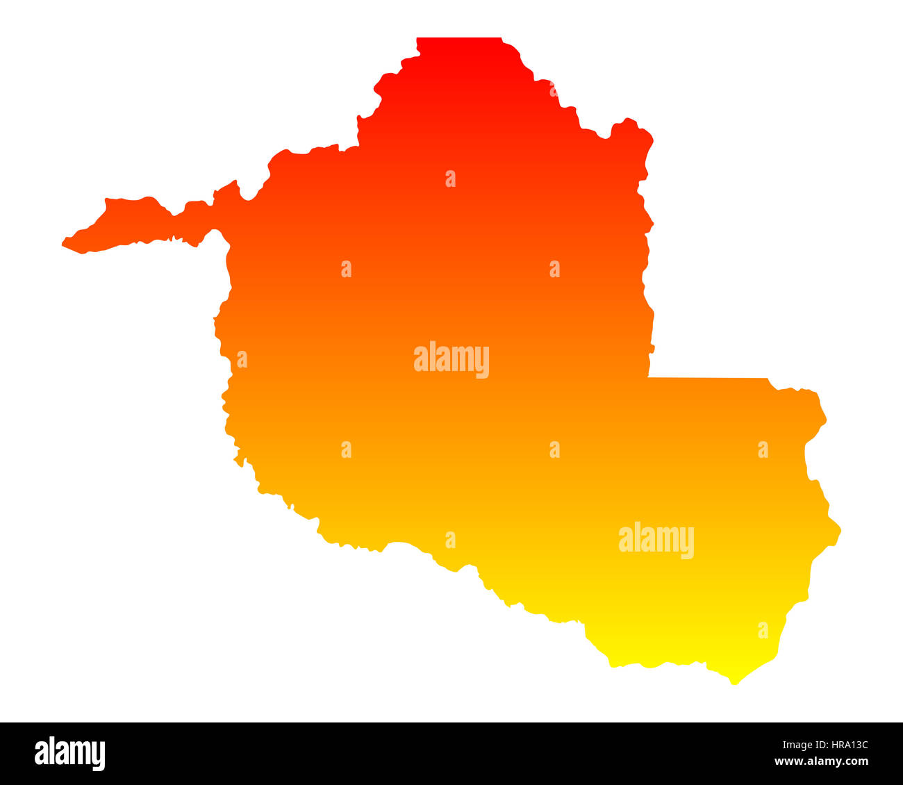 Map of Rondonia Stock Photo - Alamy