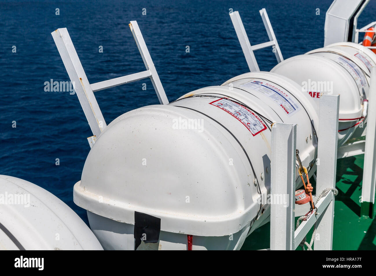 Orange rescue boat hi-res stock photography and images - Alamy