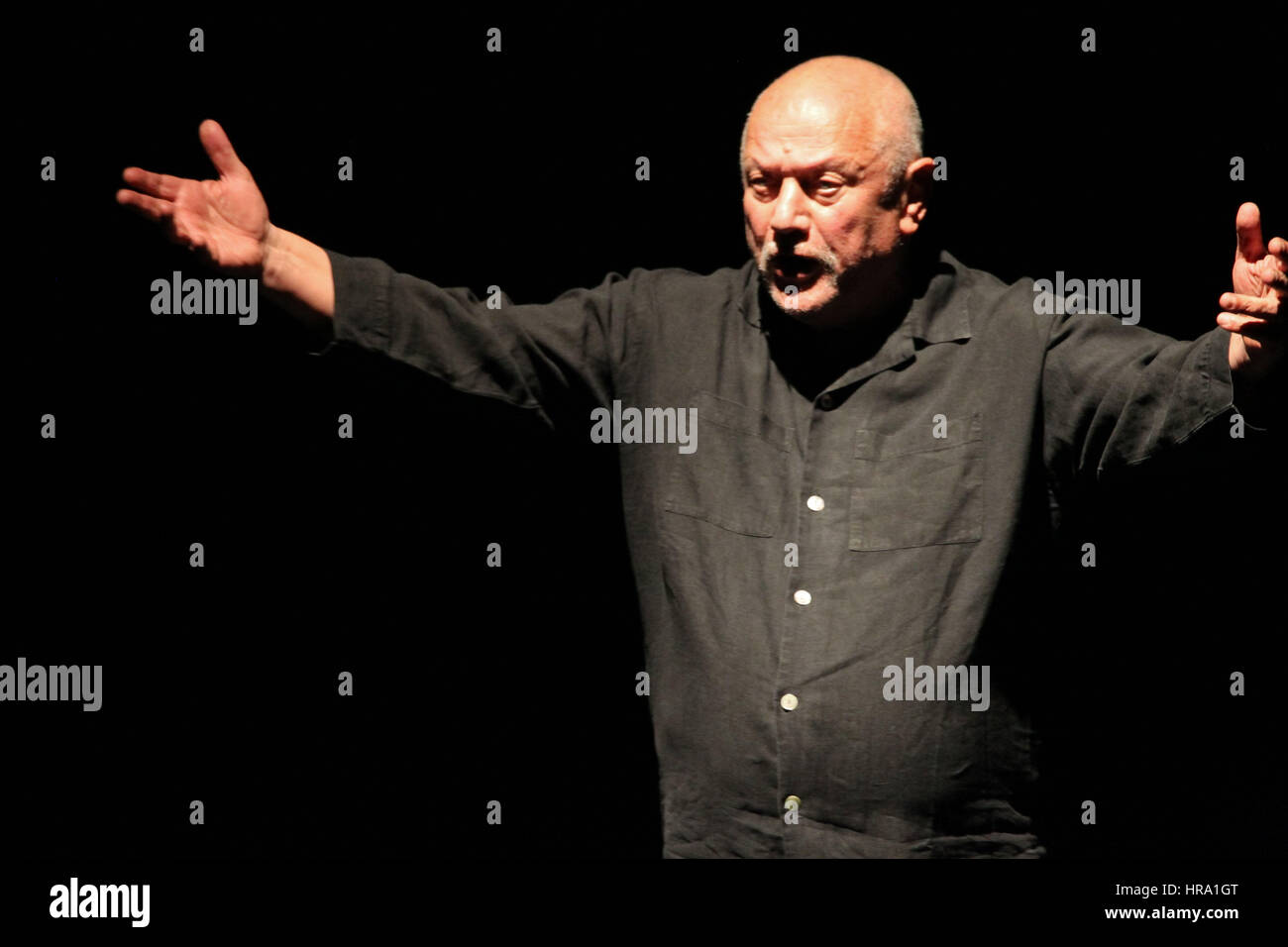 The British actor, theatrical writer and director STEVEN BERKOFF Opens ...