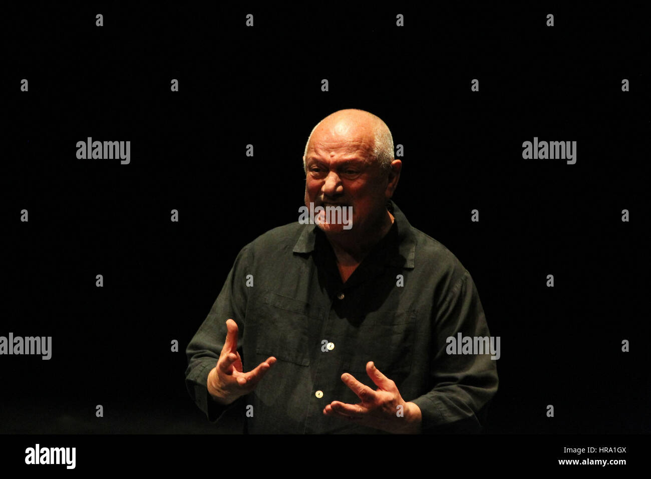 The British actor, theatrical writer and director STEVEN BERKOFF Opens ...